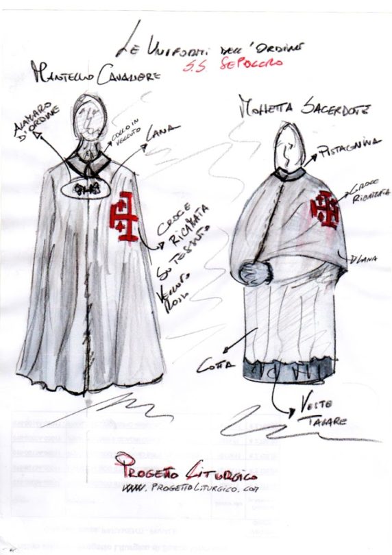 UNIFORM FOR EQUESTRIAN ORDER OF HOLY SEPULCHRE OF JERUSALEM